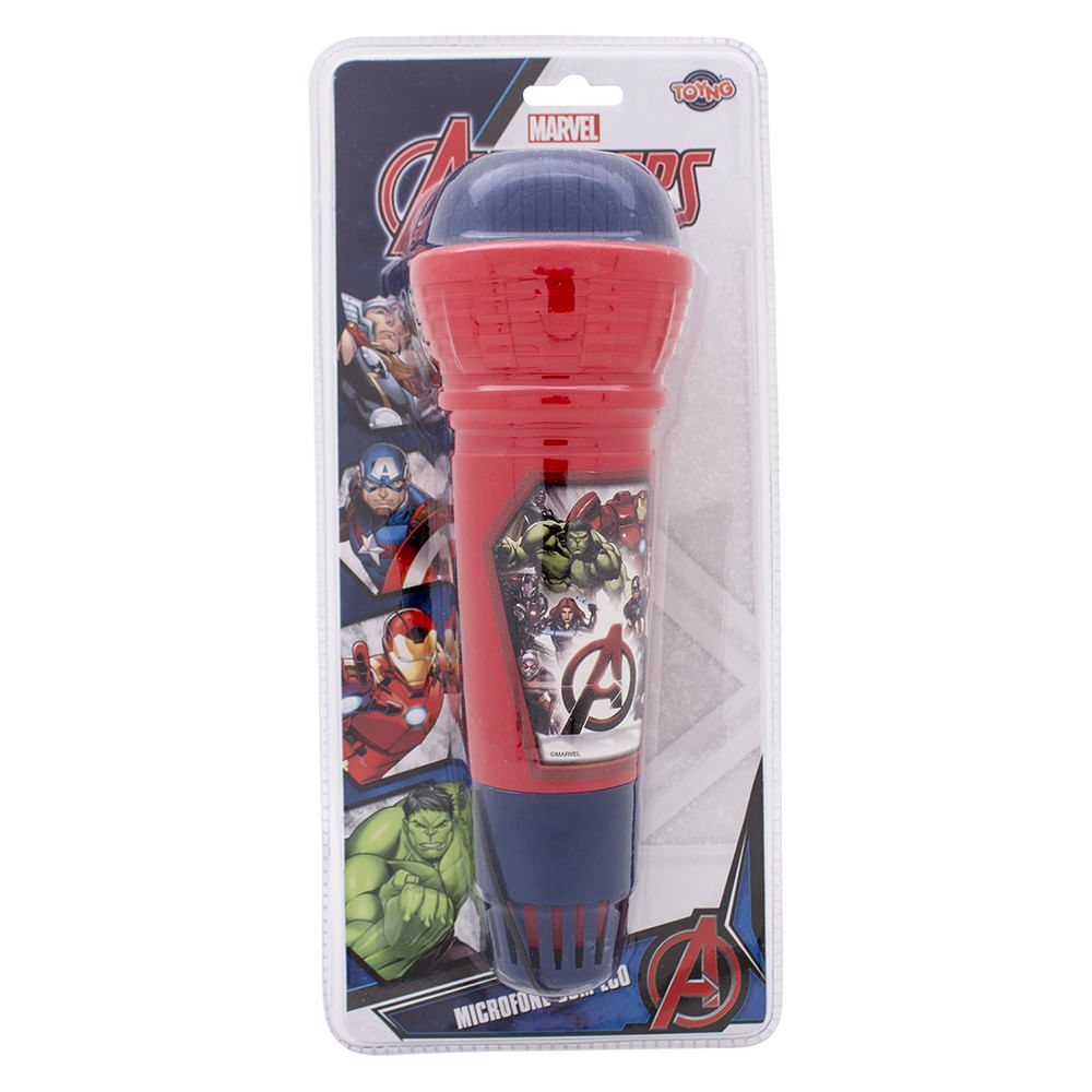 Microfone com Eco - Vingadores - Marvel - Abrakadabra
