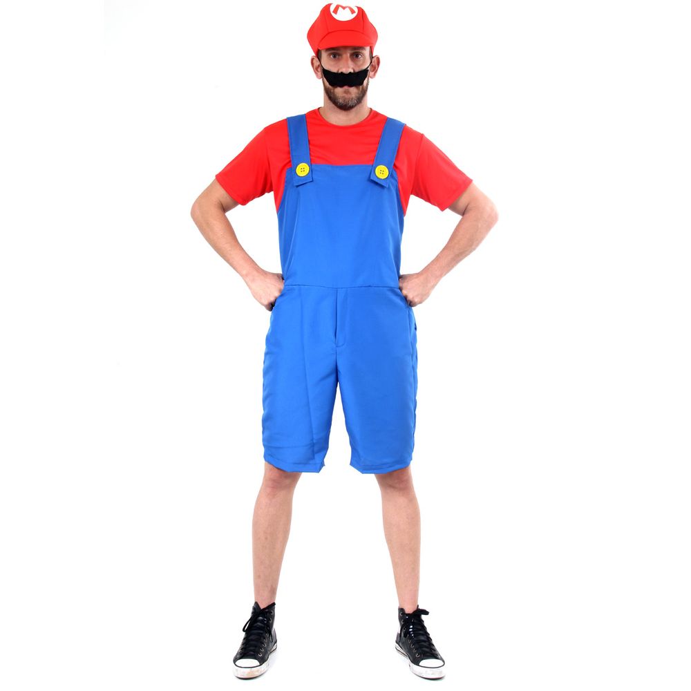 Fantasia Mario Curto Adulto Verão - Super Mario World | Abrakadabra ...