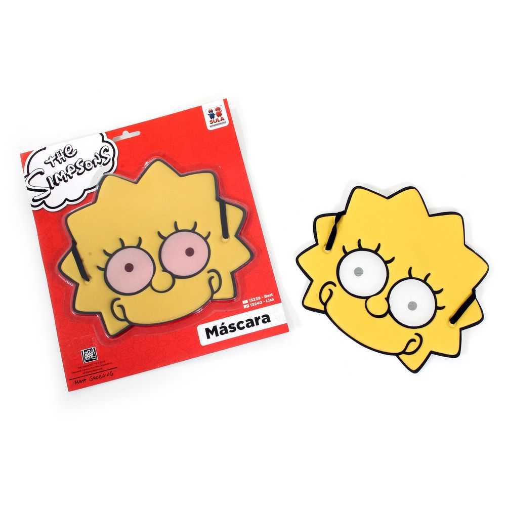 Máscara Lisa - Os Simpsons - Original | Abrakadabra - Abrakadabra