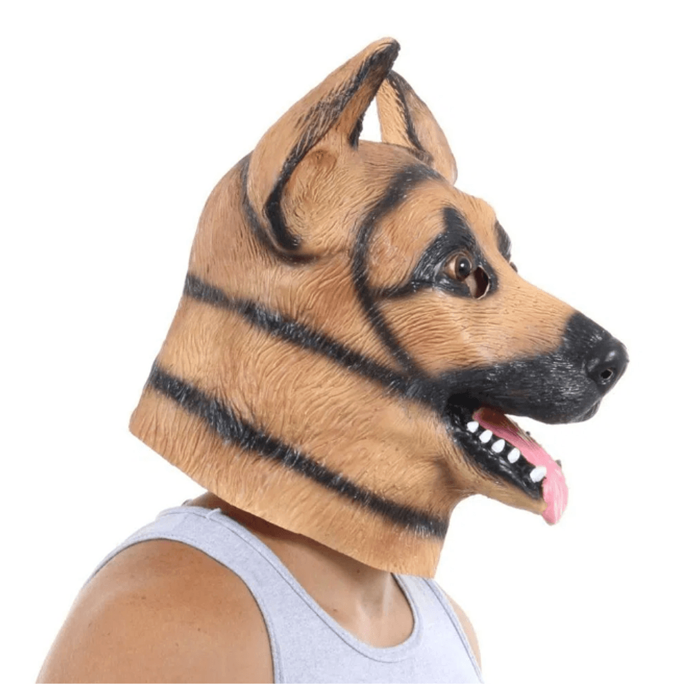 Máscara de Cachorro Latex Adulto - Abrakadabra