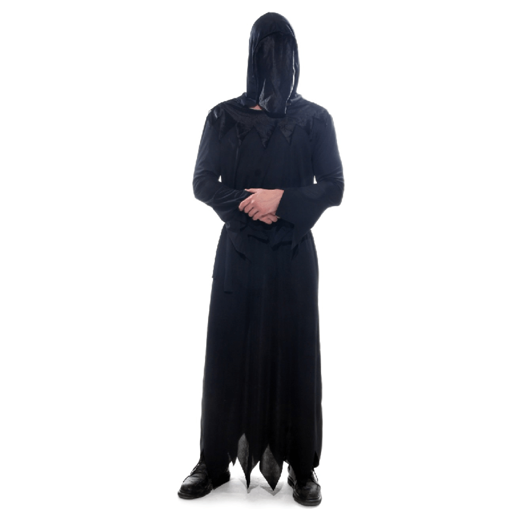 Fantasia Morte Túnica Adulto com Capuz - Halloween - Abrakadabra