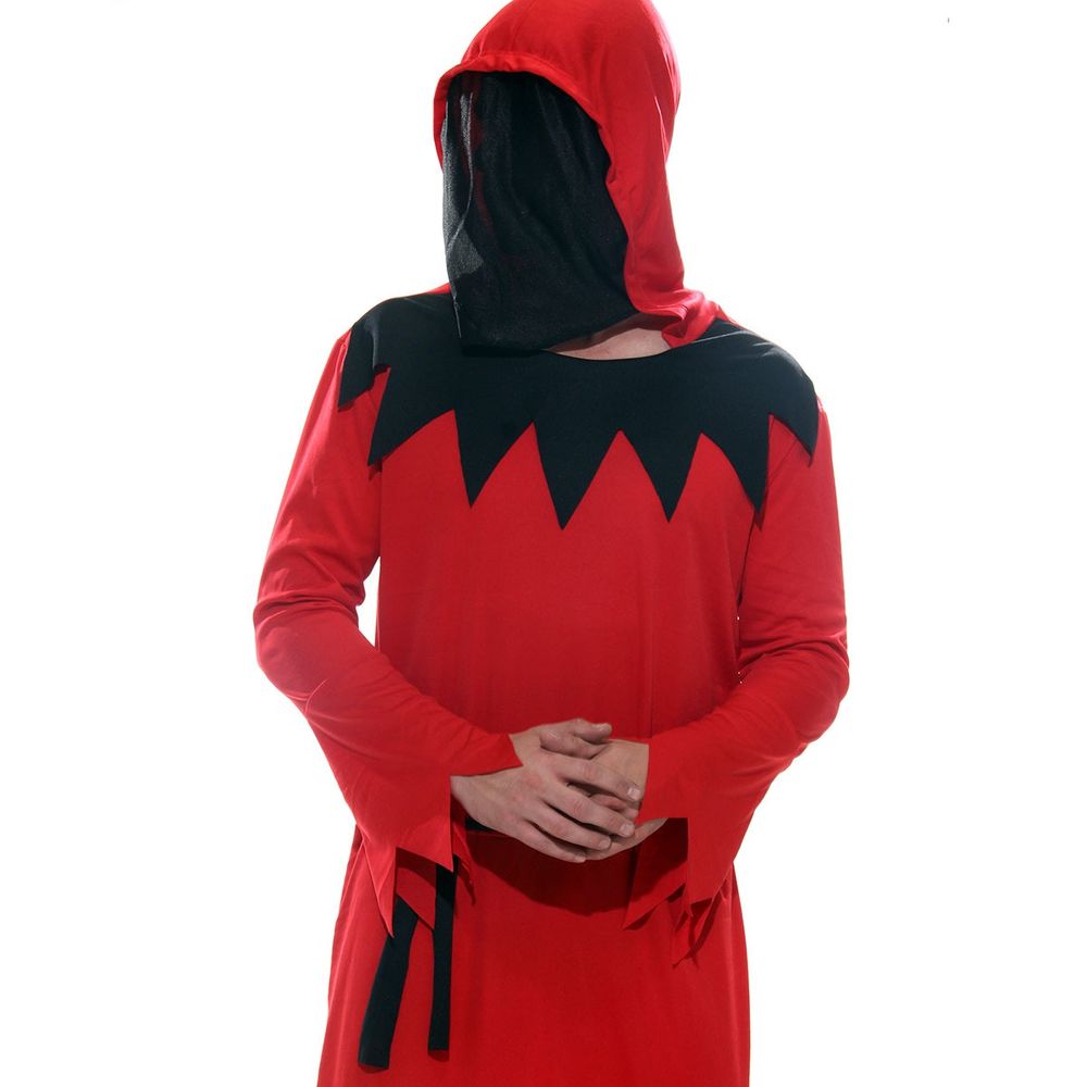 Fantasia Morte Sangrenta Túnica Adulto com Capuz - Halloween - Abrakadabra