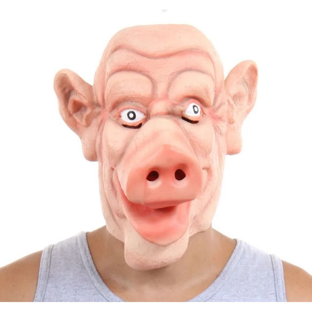 Máscara Porco Latex - Abrakadabra